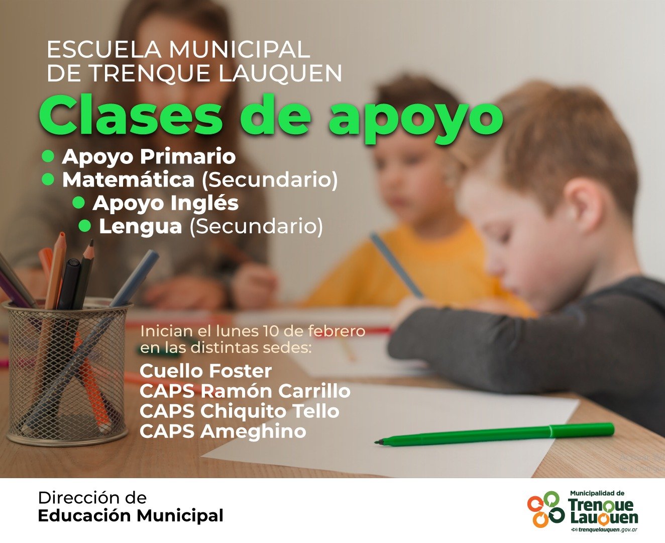CLASES DE APOYO PARA ESTUDIANTES DE LOS NIVELES PRIMARIO Y SECUNDARIO ...